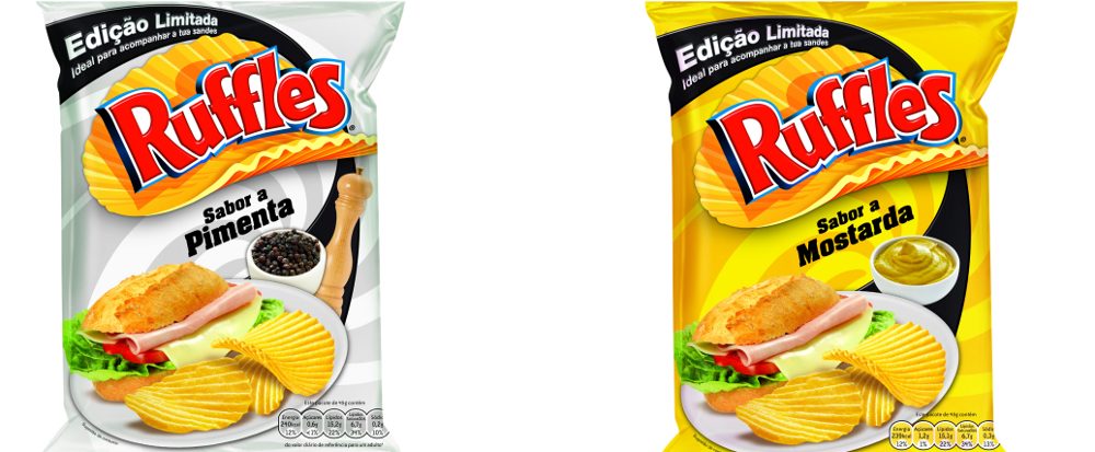Ruffles tem dois novos sabores: pimenta e mostarda - Distribuição Hoje