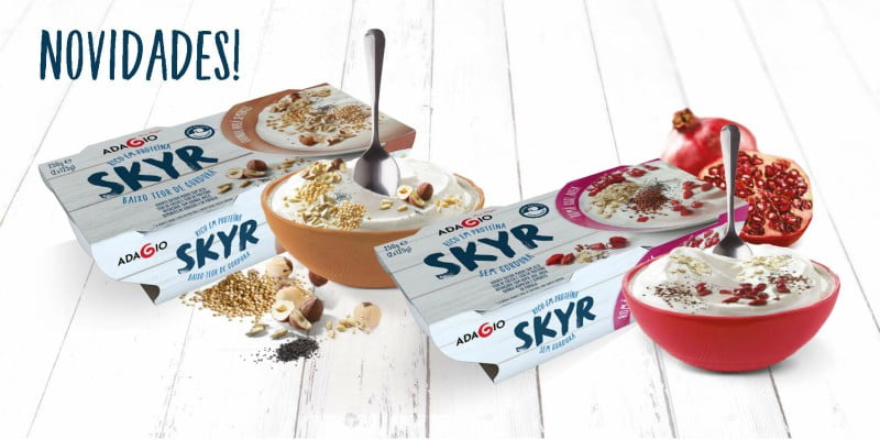 Adagio lança iogurtes Skyr com Cereais e Frutos Secos - Distribuição Hoje
