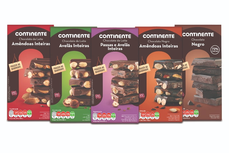 Continente lança novos chocolates com cacau sustentável