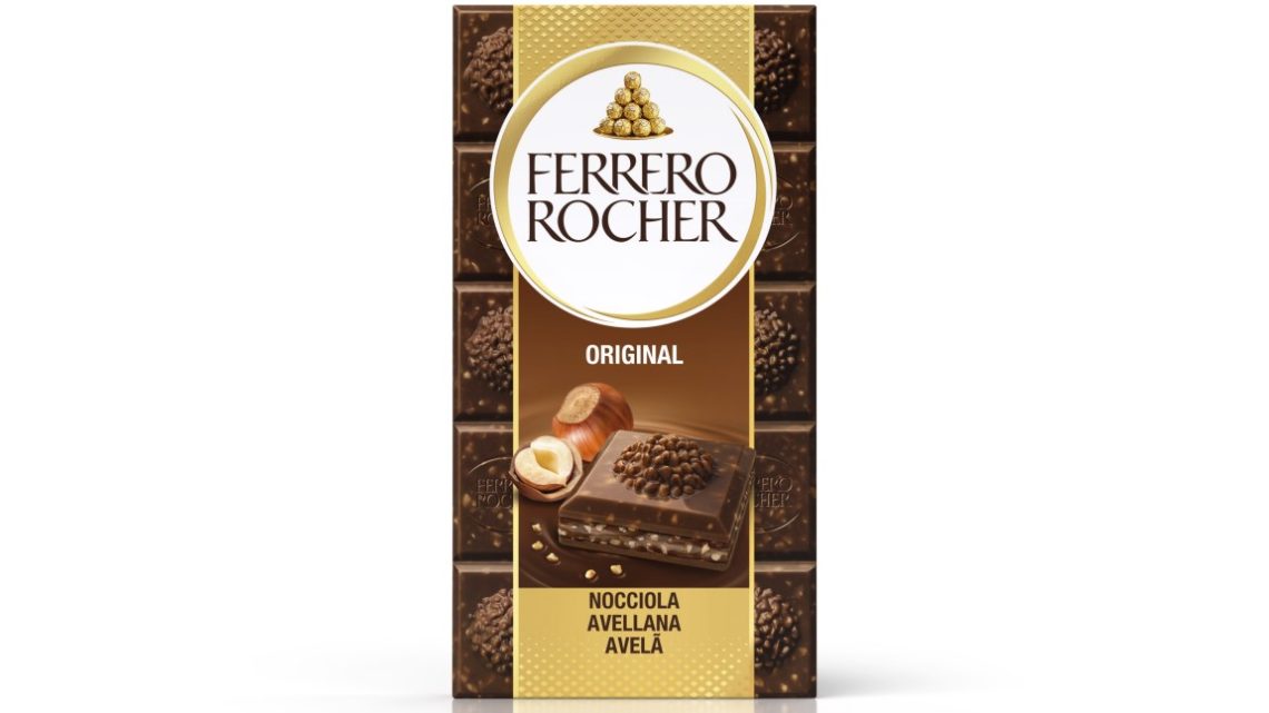 Ferrero Rocher renova imagem das suas barras de chocolate