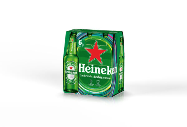 Heineken apresenta novo packaging para celebrar os fãs de futebol